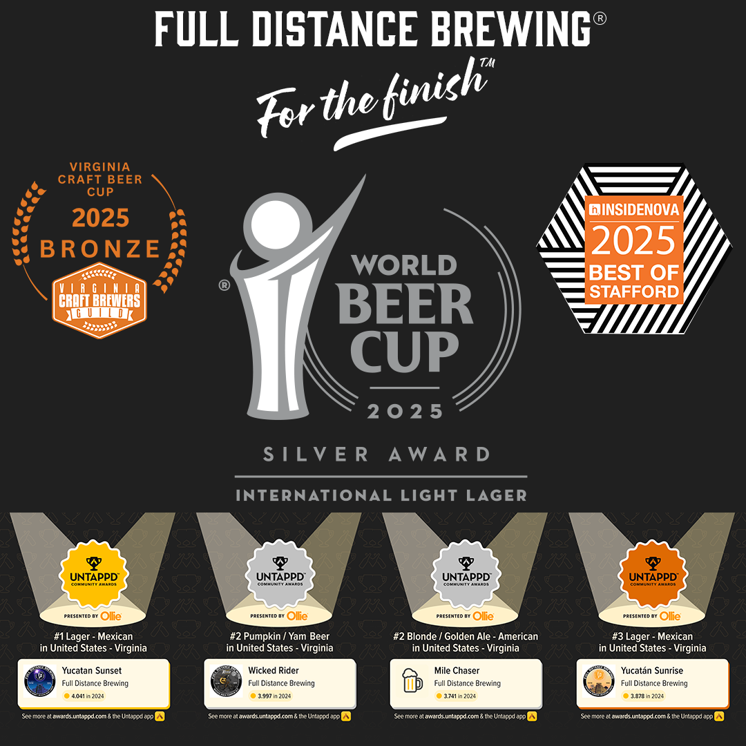 Brewery in Stafford, VA | Veteran Owned | Full Distance Brewing